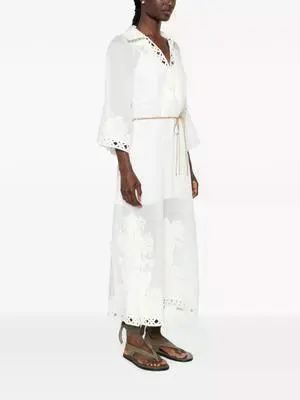 Zimmermann Indra Embroidered Maxi Dress