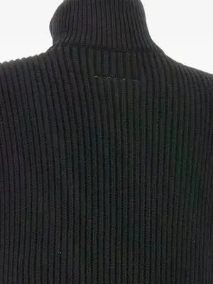 MAISON MARGIELA Ribbed-knit Zip-up Vest