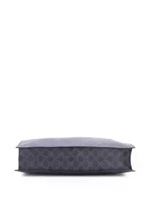 Gucci Convertible Soft Open Gg Coated Canvas Tall Tote Bag