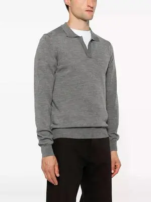 SERGIO MORETTI FIRENZE Long-sleeve V-neck Sweater