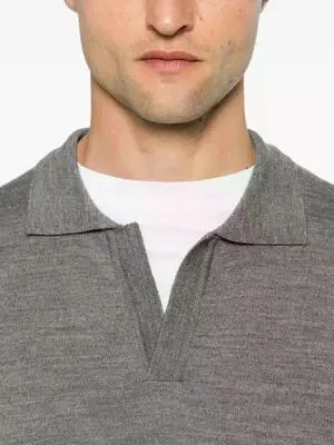 SERGIO MORETTI FIRENZE Long-sleeve V-neck Sweater