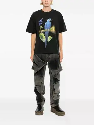 MELT Parrot-printed T-shirt