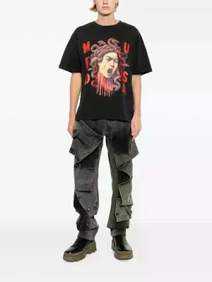 MELT Medusa Printed T-shirt - Black