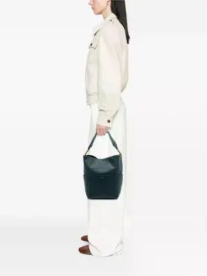 Celine Medium Leather Sangle Bucket Bag