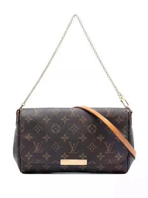LOUIS VUITTON Monogram Favorite Mm Satchel - Brown
