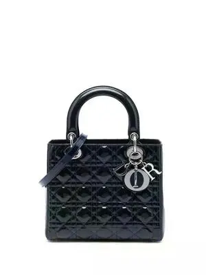 Dior Medium Patent Cannage Lady Satchel