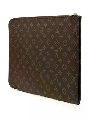 LOUIS VUITTON Monogram Pochette Documents Portfolio Business Bag