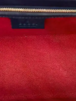 Gucci Gg Supreme Padlock Shoulder Bag