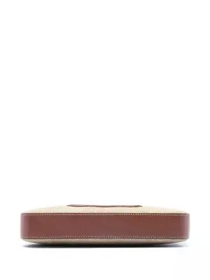 Celine Canvas And Calfskin Triomphe Camera Shoulder Bag