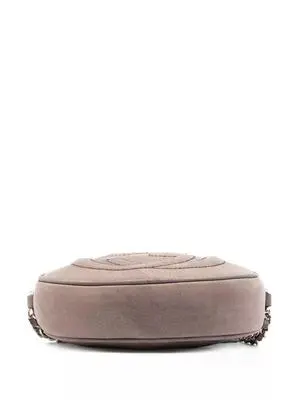 Gucci Soho Mini Nubuck Leather Chain Crossbody Bag - Brown