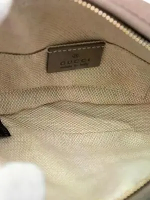 Gucci Soho Mini Nubuck Leather Chain Crossbody Bag - Brown