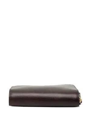 LOUIS VUITTON Taiga Leather Pochette Baikal Clutch Bag