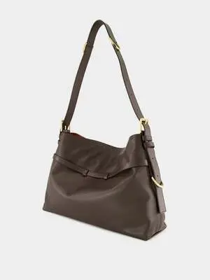 Givenchy Medium Voyou Leather Bag - Brown