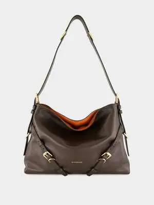 Givenchy Medium Voyou Leather Bag - Brown