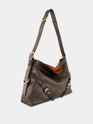 Givenchy Medium Voyou Leather Bag - Brown