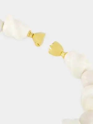 LIZZIE FORTUNATO Salamanca Necklace With Porcelain Beads And Resin Accents