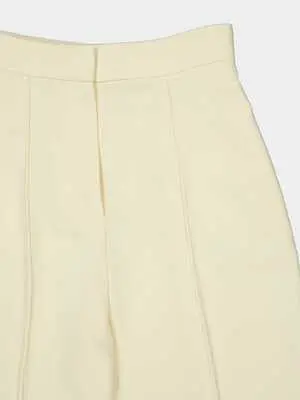 Stella McCartney Ivory Tapered Stirrup Trousers