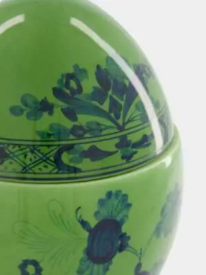 GINORI 1735 Porcelain Egg Cup With Cover