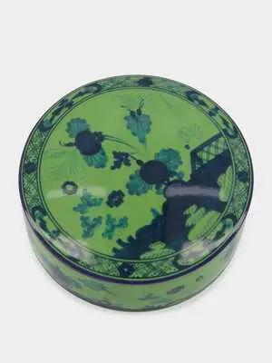 GINORI 1735 Oriente Italiano Malachite Trinket Box
