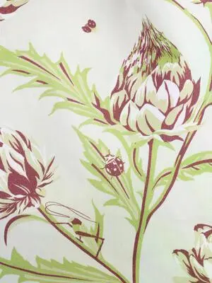 Loewe Artichoke Floral-print Drawstring Clutch Bag