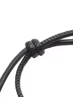 Saint Laurent Cassandra Leather Bracelet