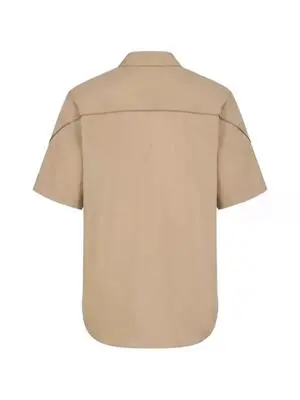 Givenchy Zip-up Short-sleeve Shirt