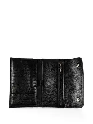 Chrome Hearts Big Wave Zip-pocket Wallet