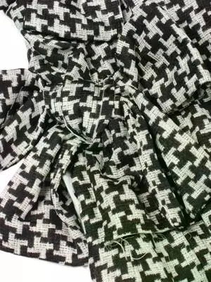Comme Des Garçons Houndstooth Midi Skirt