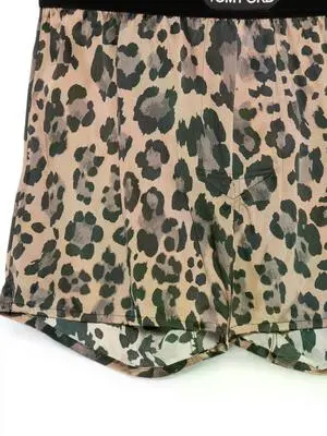 TOM FORD Leopard-print Boxer - Neutrals