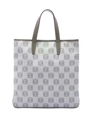 Loewe Anagram Coated Canvas Tote Bag - Grey