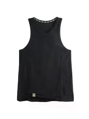 ZIGGY CHEN Exposed-seam Vest - Black