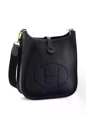 Hermès Evelyn Bag Gen Iii Clemence Tpm Crossbody Bag - Black