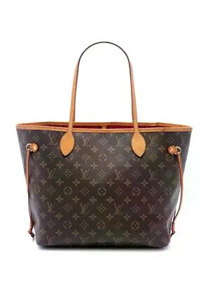LOUIS VUITTON Monogram Neverfull Mm Tote Bag - Brown