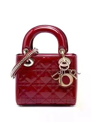Dior Mini Lady Satchel - Red