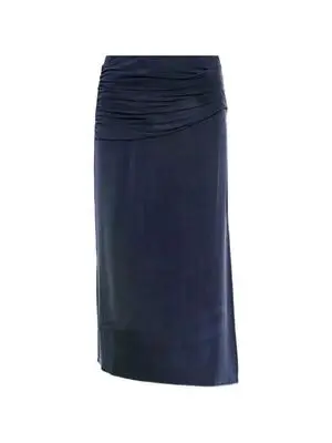 IRO PARIS Emeraude Ruched Midi Skirt