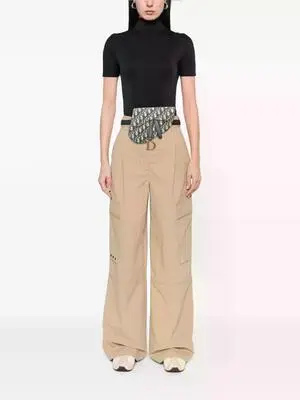 Dior Oblique Canvas Saddle Belt Bag