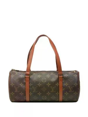 LOUIS VUITTON Monogram Papillon 30 Handbag - Brown