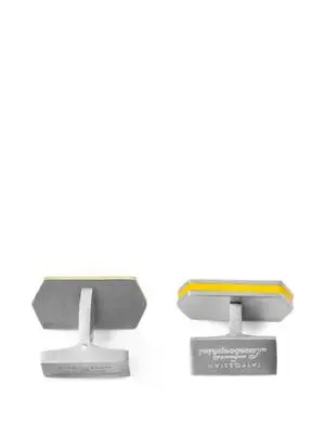 Tateossian Honeycomb-pattern Cufflinks