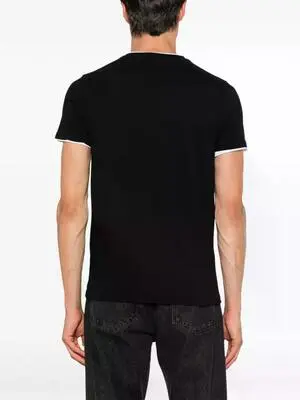 JEORDIE'S Layered-neck Contrast-trim T-shirt