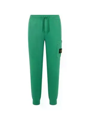 Stone Island Logo-patch Track Pants - Green