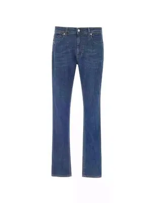 RE-HASH Slim-fit Five-pocket Jeans - Blue