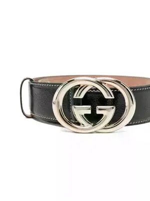 Gucci 2000s Logo-buckle Leather Belt