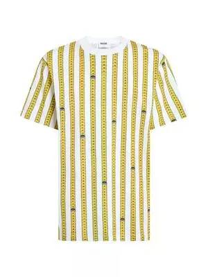 Moschino Printed Cotton Jersey T-shirt - White