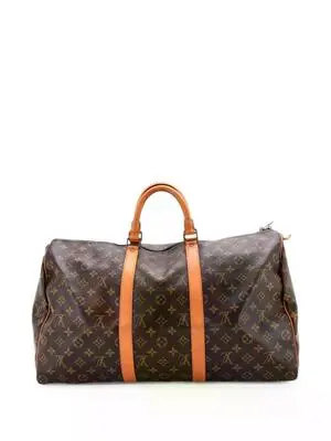 LOUIS VUITTON Keepall 50 Monogram Canvas Travel Bag