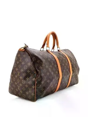 LOUIS VUITTON Keepall 50 Monogram Canvas Travel Bag