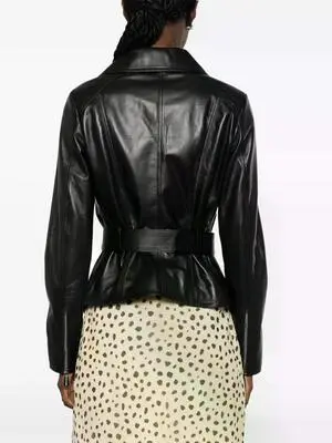 ADRIANNA FERETTI Leather Biker Jacket
