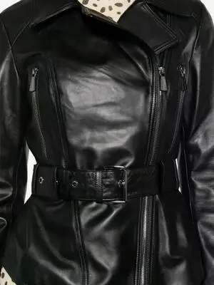 ADRIANNA FERETTI Leather Biker Jacket