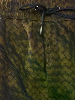 Bottega Veneta Intrecciato Swim Shorts - Green