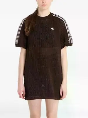 Adidas Crochet Knit 3-stripes Dress