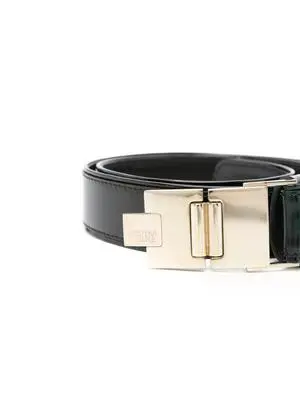 Gianfranco Ferre Logo-engraved Buckle Belt